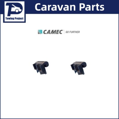 2 x Camec Caravan Wind Out Window End Plug WOW Jupiter or Glass Black ...