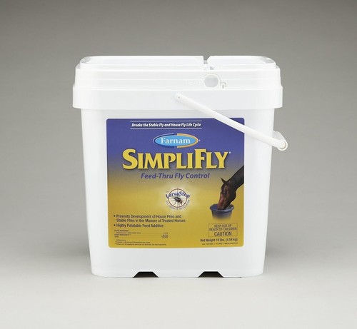 Farnam SimpliFly Feed Through Fly Control for Horses, Breaks the Fly ...