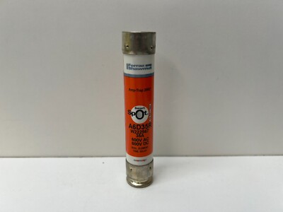 NEW OLD STOCK! FERRAZ SHAWMUT 35A 600V TIME-DELAY SMART SPOT FUSE ...
