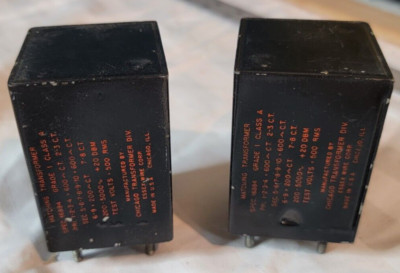 (2) Vintage Chicago Standard 16884 Matching Transformers | eBay