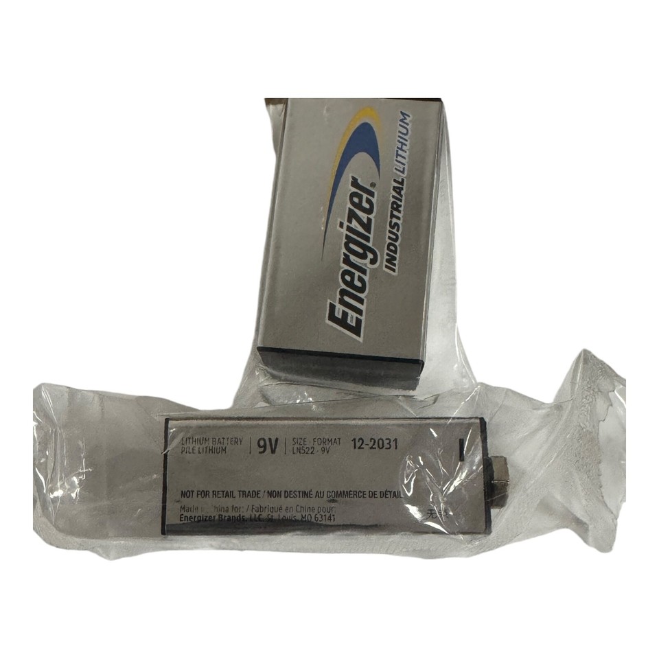 Energizer Industrial Lithium 9V Batteries L522 | 9 V | 12/2031 ...