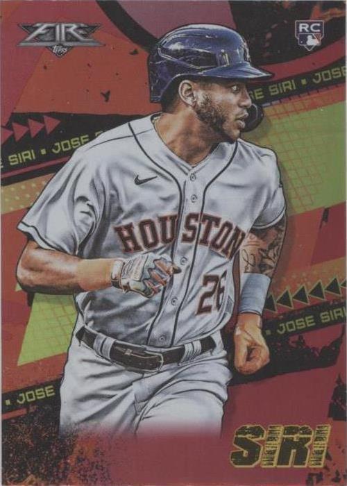 2022 Topps Fire - Jose Siri #4 Flame (RC) for sale online | eBay