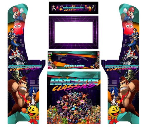 AtGames Ultimate Legends ALU Arcade Cabinet Graphics Kit | eBay