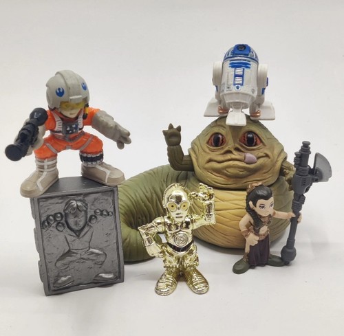 Star Wars Galactic Heroes Jabba C-3PO Slave Leia Han Carbonite R2-D2 ...
