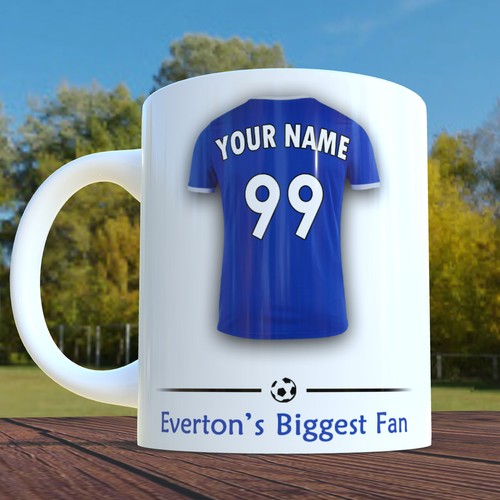 Everton Mug Personalised Everton Cup Football Supporters Fans Gift ...