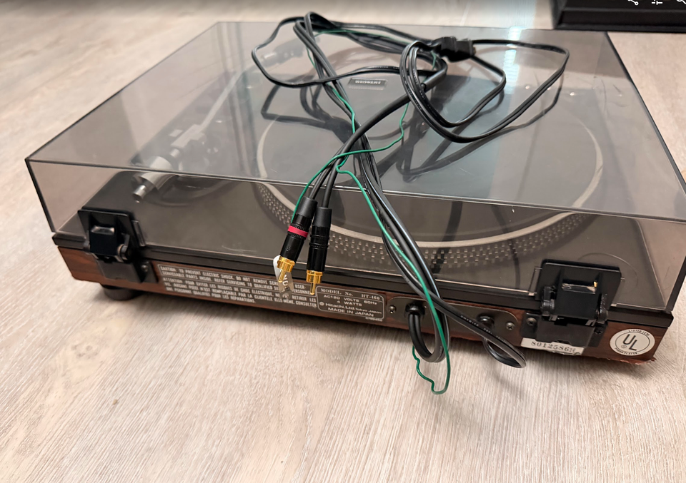 Hitachi HT-460 Direct Drive Auto Turntable Record Player NEW CABLES SEE ...