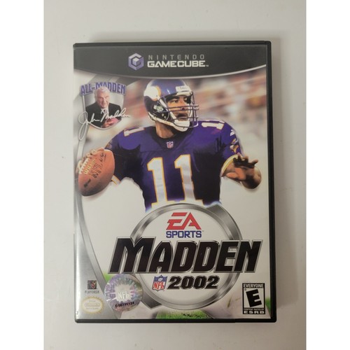 Madden NFL 2002 (Nintendo GameCube, 2001) – Complete with Manual & Case ...