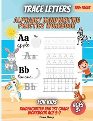 Trace Letters: Alphabet Handwriting Prac... by sharp, elena Paperback ...