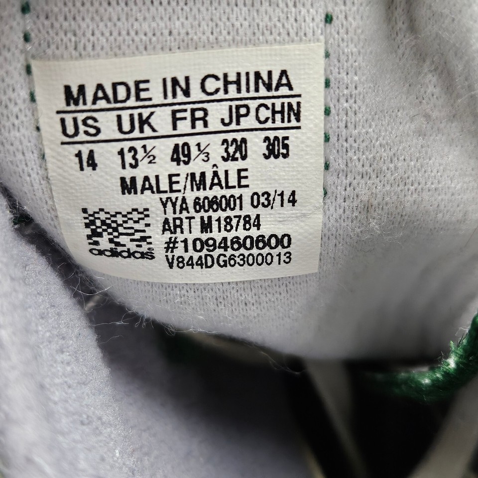 Adidas Combat Speed 4 Wrestling Shoes Mens 14 Green Gray Combat MMA ...