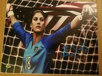 Hope Solo Signed Team USA 16x20 Photo (MAB Hologram) | eBay