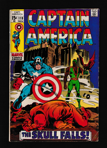 CAPTAIN AMERICA 119 VOL 1 Nov 69 Marvel "Now Falls The Skull" | eBay ...
