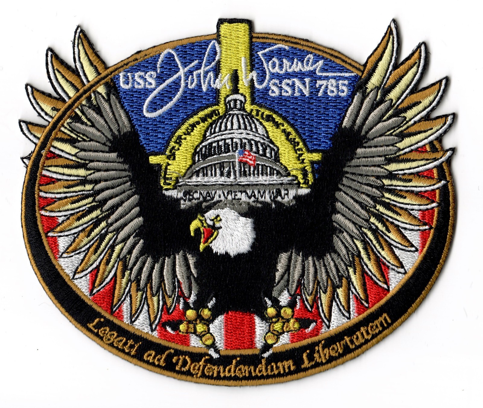 US Navy USS John Warner (SSN 785) "Legati ad Defendendam Libertatem ...