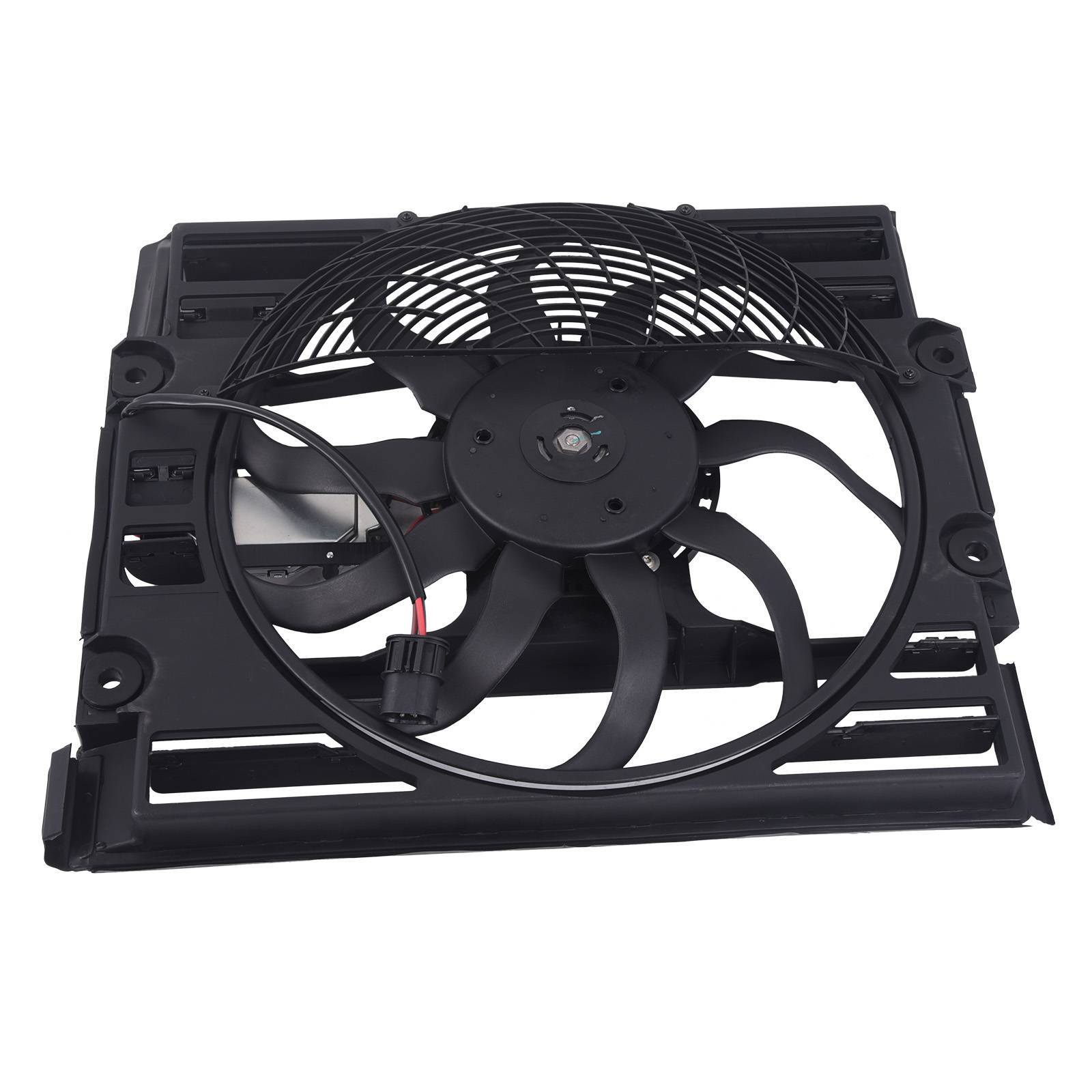 Radiator Cooling Fan Assembly Fits BMW 740i 740iL 750iL Z8 1999-2003 ...