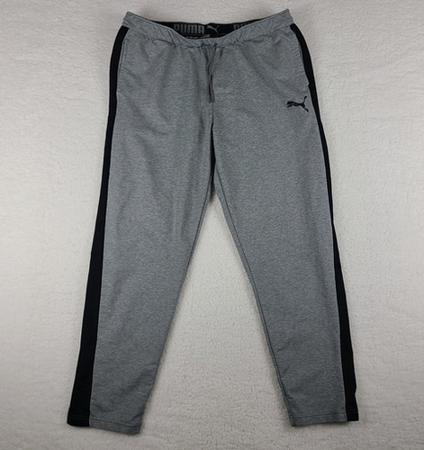 Puma Men's Track Sweatpants Joggers Pants (GRAY/BLACK L)NWOT | eBay