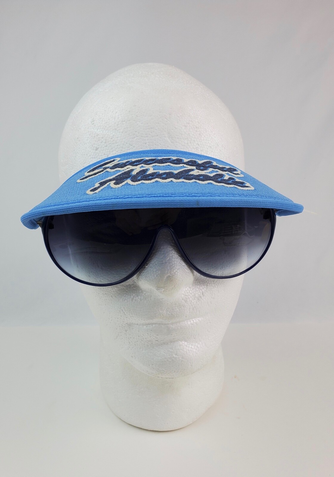 1980's Slip-On Sun visor Funny saying Successful Alcoholic blue slip-on ...