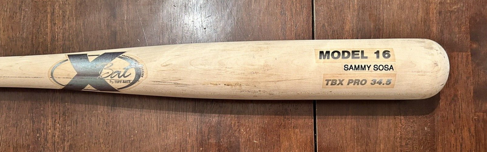 RARE X SAMMY SOSA Game un used Bat Guaranteed to pass PSA COA ...