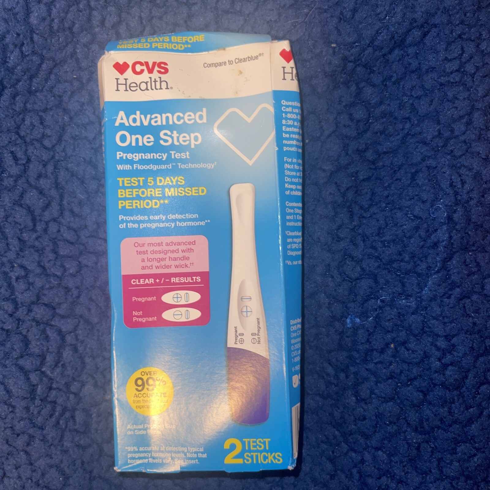 CVS+Health+Digital+Pregnancy+Test+2+Test+Sticks+MINOR+BOX+DAMGED for ...