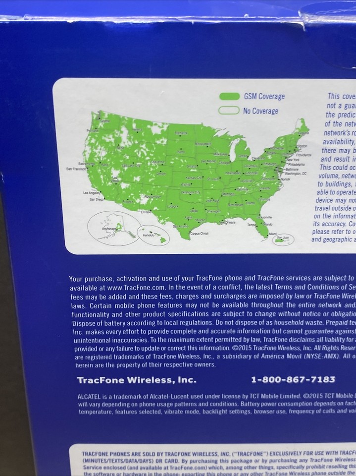 TRACFONE ALCATEL ONE TOUCH A206G FLIP PHONE - BLACK - NEW | eBay