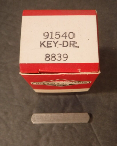 New OEM Briggs & Stratton 91540 Genuine Service Part - Drive Pulley Key ...