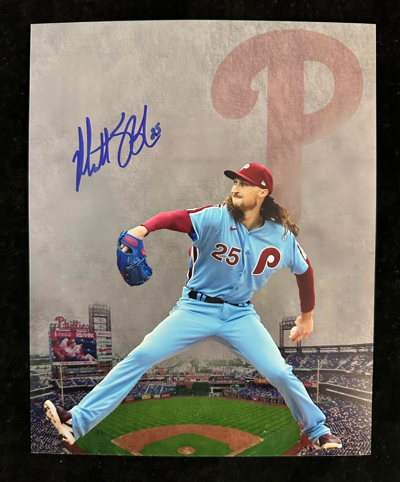 MATT STRAHM Signed Autographed 8x10 Baseball Photo Philadelphia ...