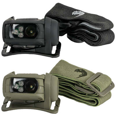 Viper Tactical Special Ops Headlamp Head Torch 3 Modes White/White max ...
