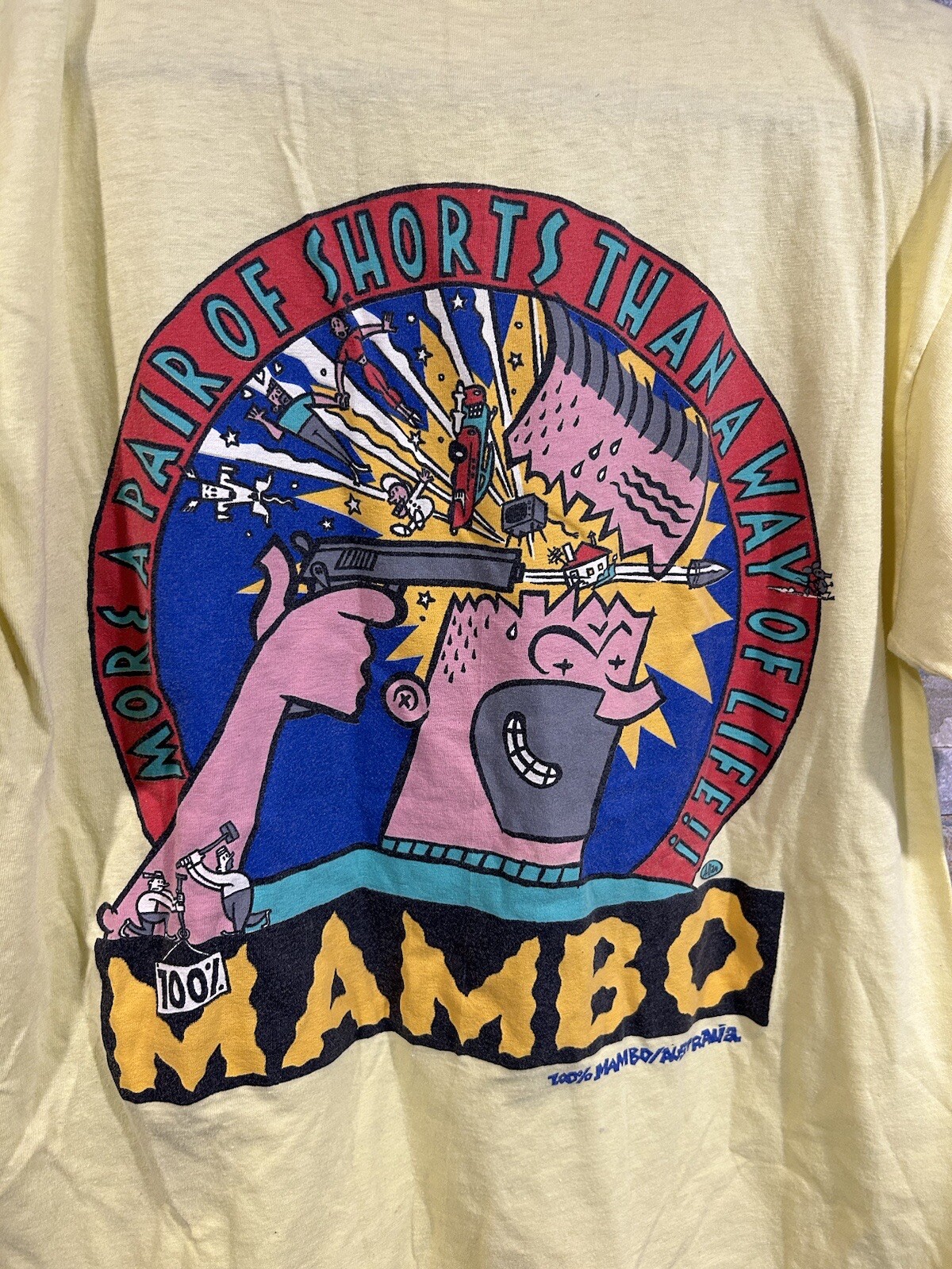 Vintage Mambo Loud T Shirt 100% Australia Surf Size L… - Gem