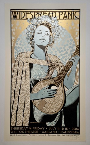 Chuck Sperry - Widespread Panic - WSP - Oakland - 2016 - Test - Art ...