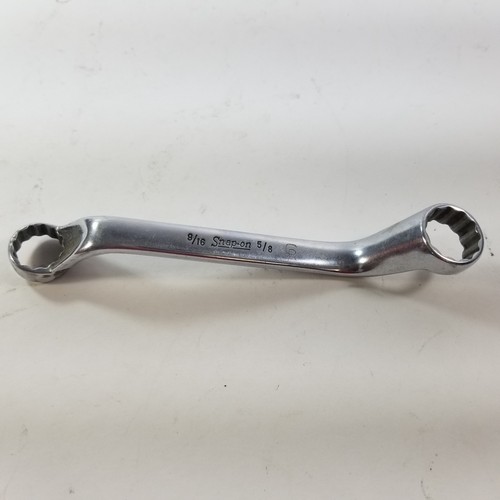 Snap-on XSO1820 9/16" x 5/8" 12 Point Short Double Box Wrench Deep ...