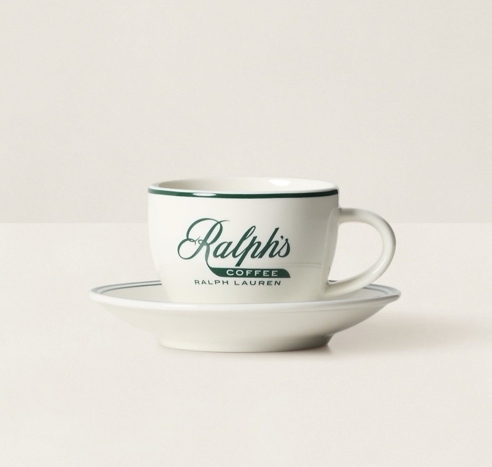 RALPH'S COFFEE Ralph Lauren New York City Porcelain ESPRESSO Cup ...