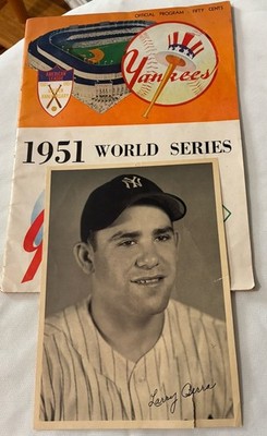 World Series Program 1951 Yankees Giants | eBay