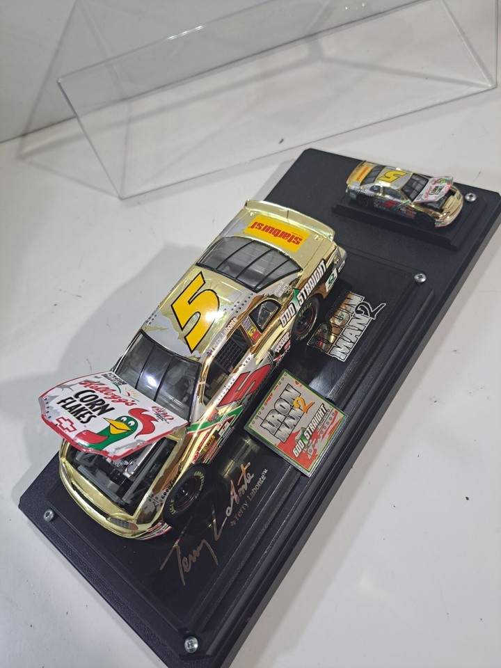 Racing Champions 1:24 1:64 Die Cast Terry Labonte Iron Man 2 Gold ...