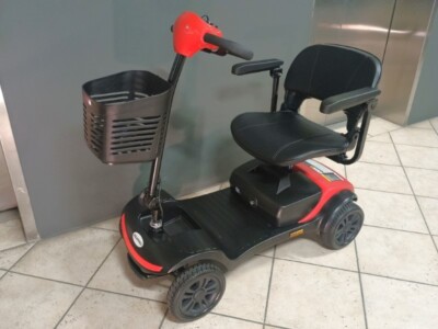 Equipmed SmartRider Electric Mobility Scooter - Black/Red | eBay Australia