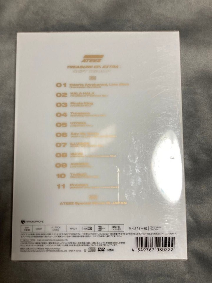 ATEEZ TREASURE EP EXTRA Shift The Map ATINY FC Limited Edition CD DVD ...