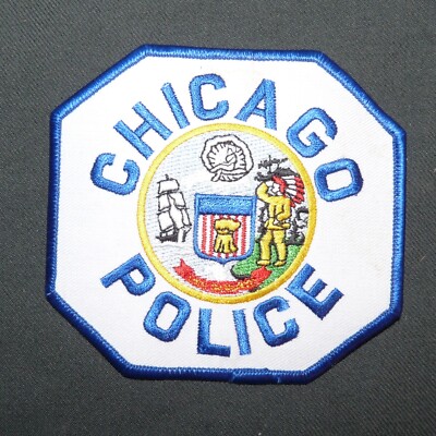 Original Vintage Chicago IL Police Department Embroidered Sleeve Patch ...