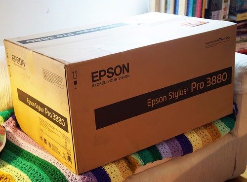 Epson Stylus Pro 3880 Printer + Ink ONLY 742 Pages Printed! Includes ...