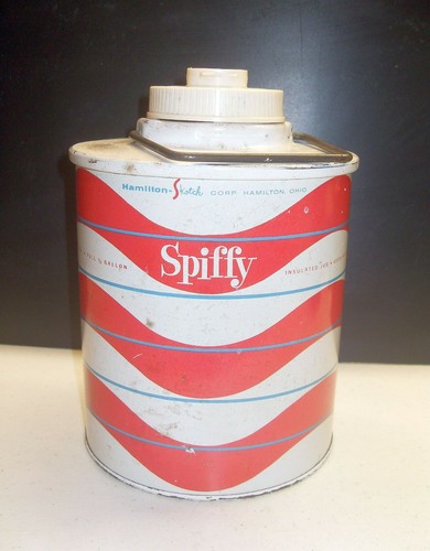 Vintage 1950s Hamilton Skotch "Spiffy" 1/2 Gallon Candy Striped ...