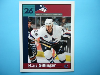 1997/98 VANCOUVER CANUCKS ICE AGE COLLECTORS SERIES HOCKEY PHOTO MIKE ...