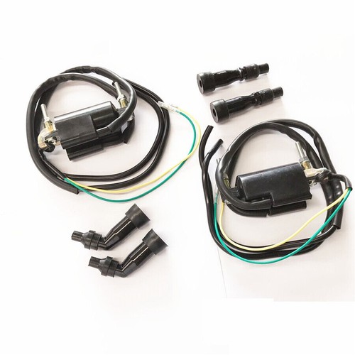 12V Hi Performance Ignition Coil Set For Kawasaki KZ Suzuki GS Honda CB ...