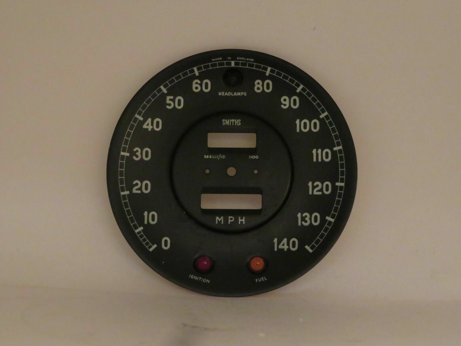 Speedometer Dial Face 140MPH Smiths Fits Jaguar MKII 3.4L & 3.8L SN6317 ...