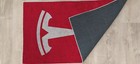 Tesla Car Decoration Rug, Awesome Gift for Sports Car Fans, Red Tesla ...