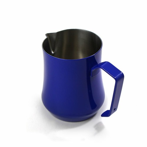 Motta OEM Stainless Steel Pitcher Blue Tulip Coffee Jug Barista ...