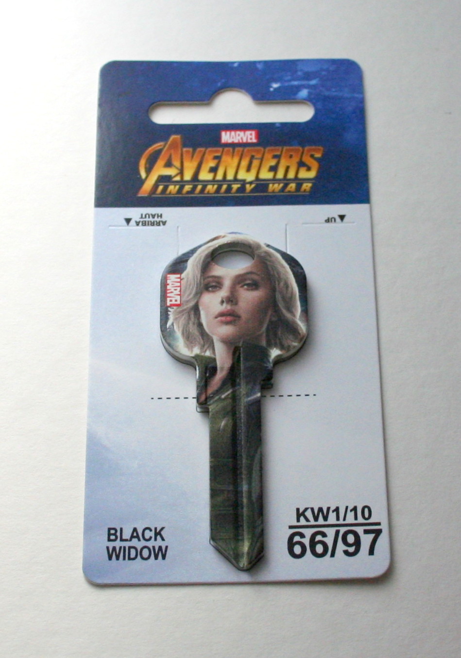 Avengers Infinity War Black Widow Photo Door Lock KW1/10 66/97 Key ...