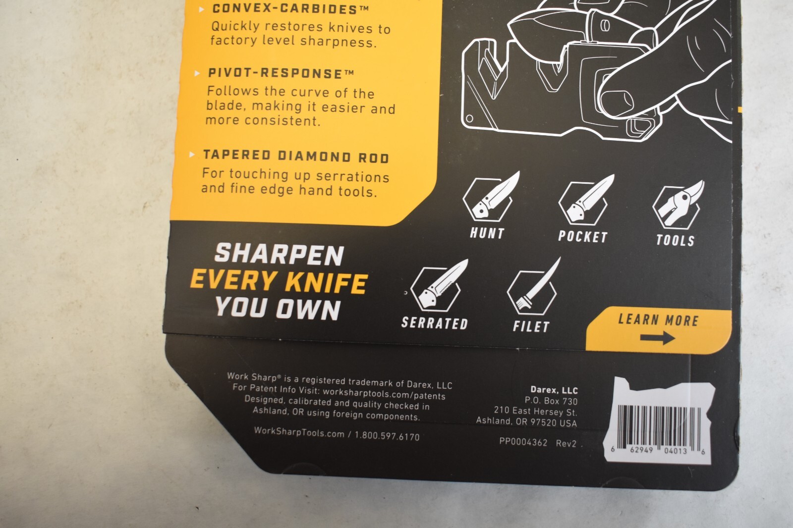 Work Sharp EDC Pivot Plus Knife Sharpener WSEDCPVP Ultralight Compact | eBay