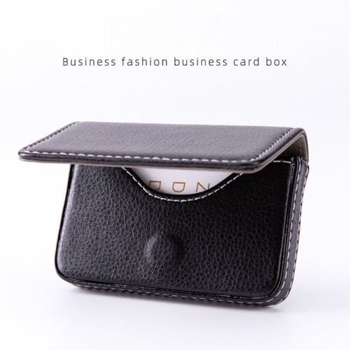 Portable Business Card Case Metal Card Box Durable Card Holder Women ...