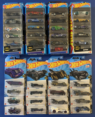 Hot Wheels Batman 5-Packs Lot of 4 Packs + 16 Batmobile Single Packs | eBay