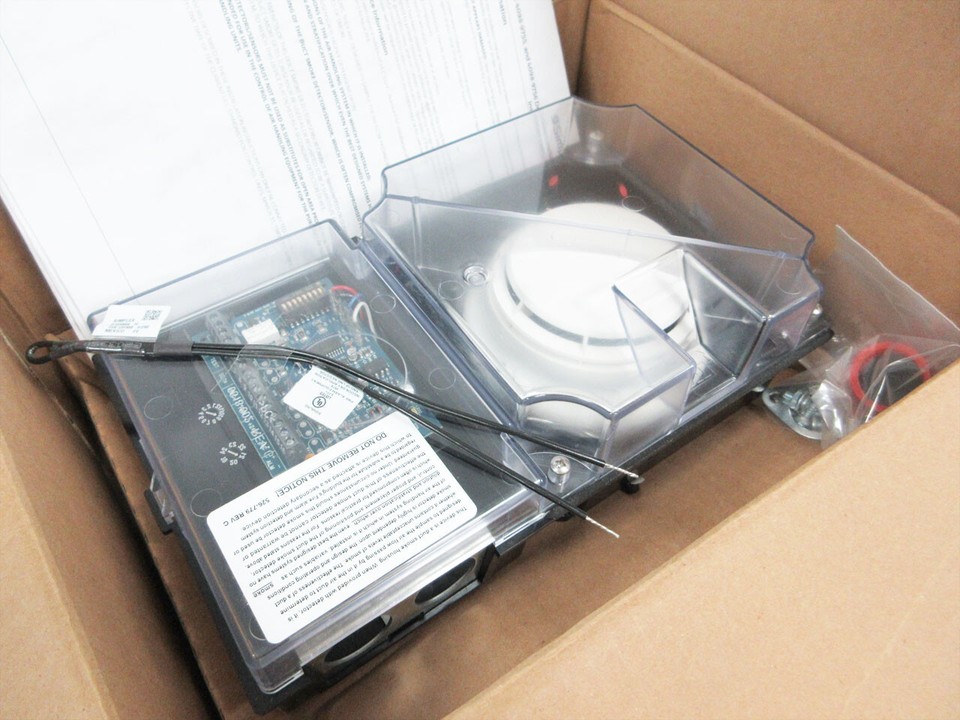 SIMPLEX 4098-9756 AIR DUCT 4 WIRE SENSOR HOUSING SMOKE DETECTOR FIRE ...