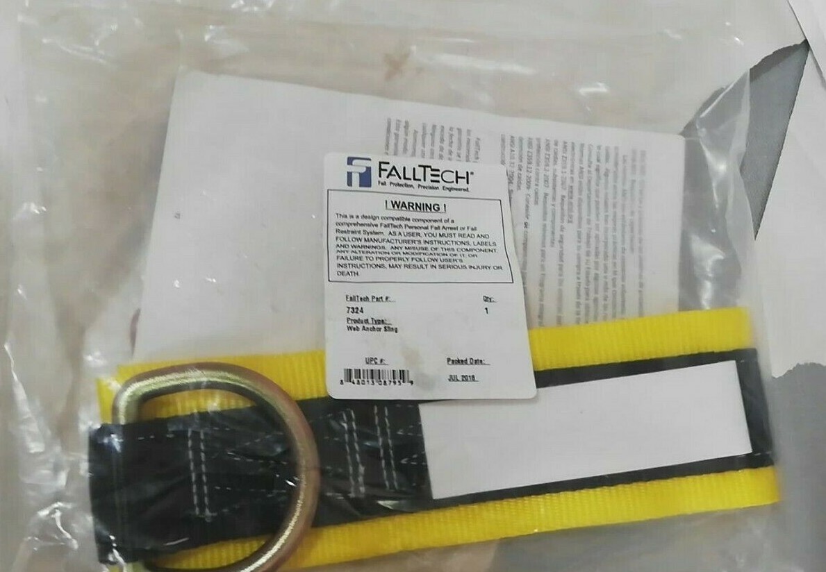 Falltech Heavy Duty Pass Thru 2' Web Sling Anchor ~ 7324 | eBay