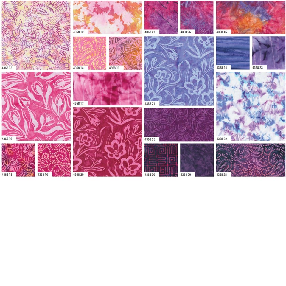 Berrylicious Batiks 20 Fat Quarter Bundle by Moda Fabrics | eBay