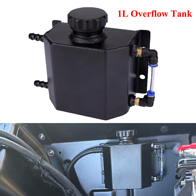 Universal 1L Radiator Coolant Overflow Tank,Recovery Coolant Bottle ...