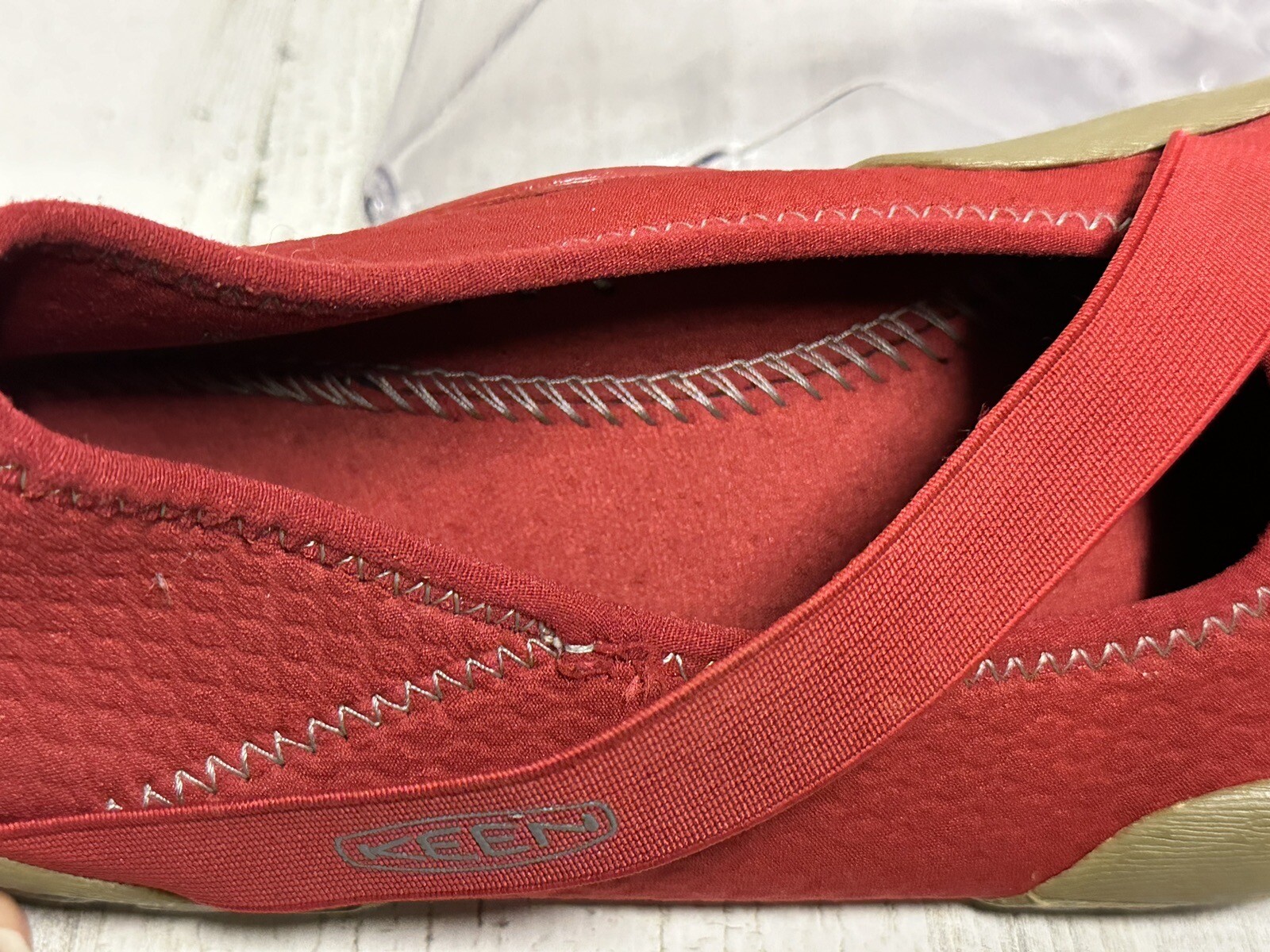 *NO SOLES** Keen Women Shoe Roatan Water Size 10M Red… - Gem